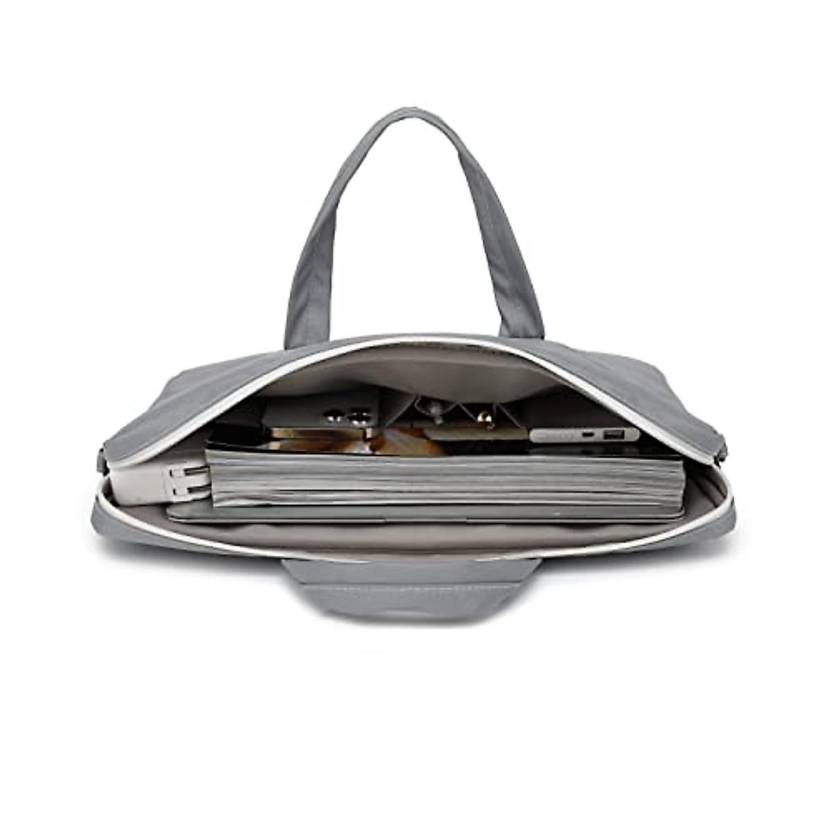 canvaslife Pattern 15 inch Canvas Waterproof Laptop Shoulder Messenger Bag for 14 inch to15.6 inch Laptop 15 Laptop Case (grey)