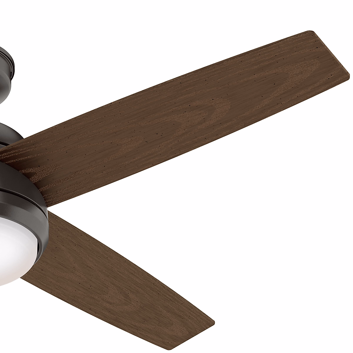 Hunter Fan Company, 59615, 52 inch Oceana Noble Bronze Wet Rated Ceiling Fan with LED Light Kit and Wall Control