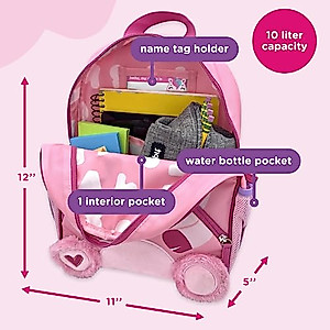 Move2Play, Unicorn Toddler Backpack | Preschool Backpack For Kids | Kindergarten School Book Bag | Small, Little, Mini Size Designed for Boys & Girls Ages 2, 3-5+ Year Olds