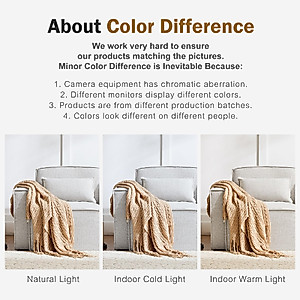 ABCASA Ottoman Module for Modular Sectional Couch, Square Storage Ottoman Footrest, Mix White/Grey