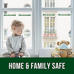 Garsum Window Fly Traps Indoors, Fly Paper Sticky Strips, Non-Toxic Clear Fly Catcher, Fly Killer for Home Window Decal 48 Traps