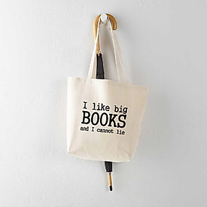 CafePress I Like Big Books And I Cannot Tote Bag Canvas Tote Shopping Bag