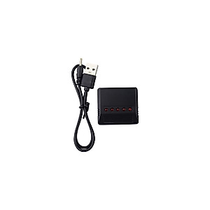 sea jump 5pcs 3.7v 800mAh Lithium Battery with 5-in-1 Charger for Syma X5C X5C-1 X5 X5SC X5SW H5C V931 S5C S5W SS40 FQ36 T32 T5W H42 CW4 UAV 2.4G RC Quadcopter Spare Battery