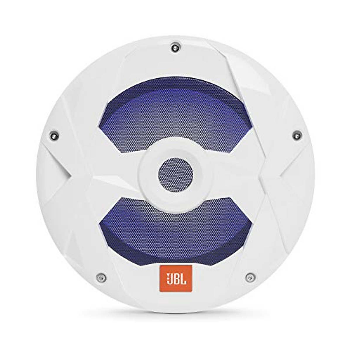 JBL MS10LW - Two OEM Replacement Marine 10 Inch White Subwoofers with RGB LEDs - 4-Ohm