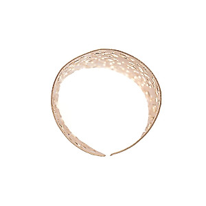 Spinningdaisy Gold Plated Adjustable Wide Filigree Floral Ring