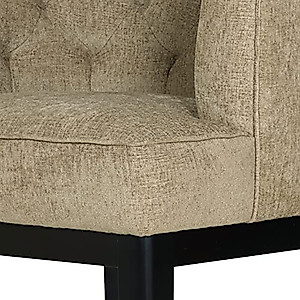 Christopher Knight Home Clough Accent Chair, Dark Beige + Dark Brown