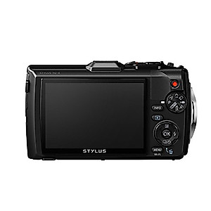 Olympus TG-4 16 MP Waterproof Digital Camera with 3-Inch LCD (Black)
