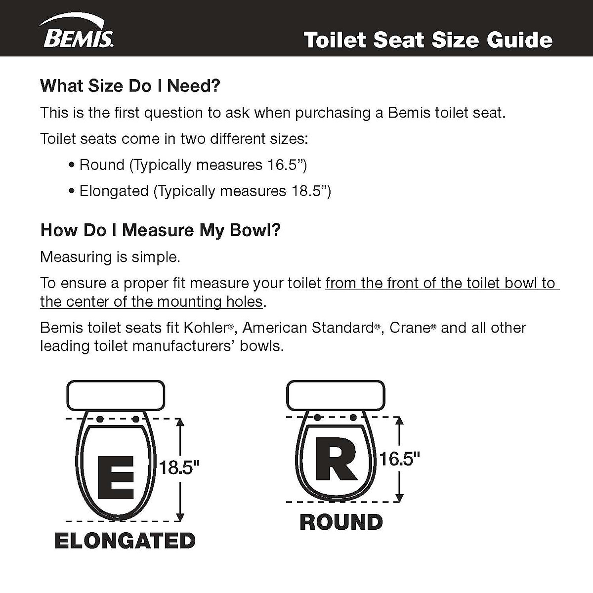 Mayfair 83EC 000 NextStep Child/Adult Built-in Potty Seat with Lift-Off Hinges, Multi, Round