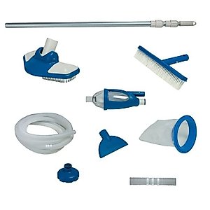 Intex Deluxe Pool Maintenance Kit w/ Intex Pool Replacement Filter (2 Pack)
