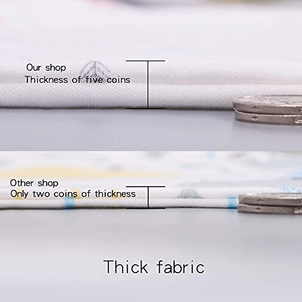 NTBAY 2 Pack 100% Natural Jersey Cotton Toddler Pillowcases, Super Soft and Breathable Thick Fabric Travel Pillow Cases with Envelope Closure for Nursery, 13x18 Inches, Blue Owl