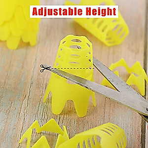 Golf Mat Tees, Golf Simulator Tees, Practice Golf Tees Perfect for Winter Turf and Driving Range, Home Golf Tees for Golf Training, Pack of 10 Tall + 5 Small