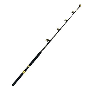 EatMyTackle Roller Guide Saltwater Fishing Rod | Blue Marlin Tournament Edition (60-80lb)