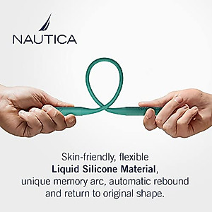 Nautica B310 Sport Wireless Bluetooth Earphones with Type-C Charging Cable, Neckband Earphones Magnetic Earbuds, Bluetooth v5.0 Earphones High Volume Levels, Flexibility, Portable Sweat Proof (Green)