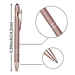 MESHELEY Personalized Pens Custom with Name Text in Bulk 100 Customized Ballpoint Pens with Free Engraving Gift for Women Men Business Wedding Graduation Baby Shower