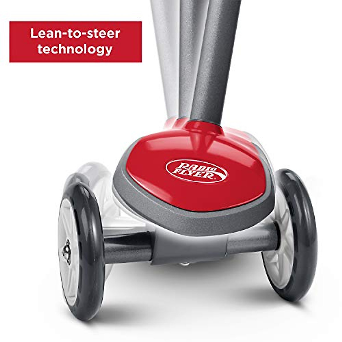 Radio Flyer Color FX EZ Glider 3 Wheel Kid's Scooter, Red Kick Scooter, for Ages 3+ Years