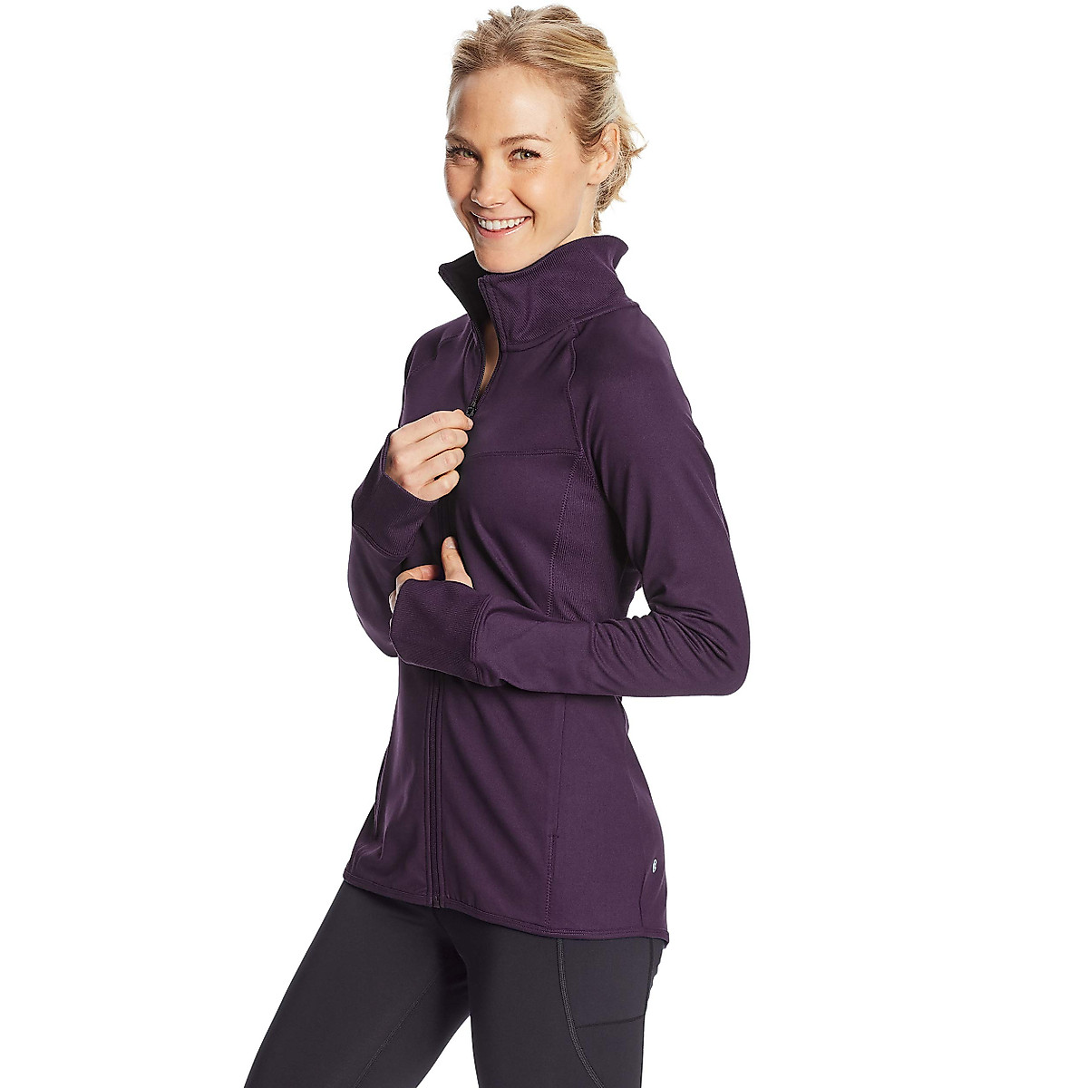 C9 Champion Women's Full Zip Cardio Jacket, Craft Purple, Large