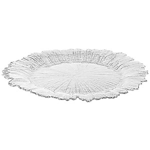 ChargeIt by Jay Reef Charger Plate, Silver, Diameter: 13.5 Inch (1470111)