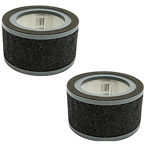 Flintar FLT4200 H13 True HEPA Replacement L Filter, Compatible with GermGuardian Air Purifier Models AC4200 and AC4200W, Filter Size L, Part Number FLT4200, 2-Pack