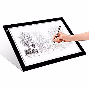 LitEnergy Portable A4 LED Copy Board Light Tracing Box, Ultra-Thin Adjustable USB Power Artcraft LED Trace Light Pad for Tattoo Drawing, Streaming, Sketching, Animation, Stenciling
