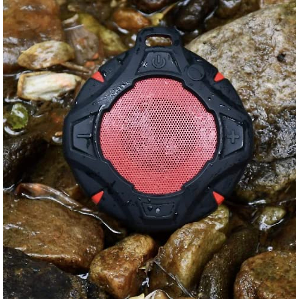 FIRECAT F1 Bluetooth Shower/Outdoor Speaker, Portable, Hands Free Talk, IP67 Waterproof Speaker, Floating, True Wireless Stereo, Beach, Use for; Shower, Pool and Beach Fun, Boating, Hiking, Camping.