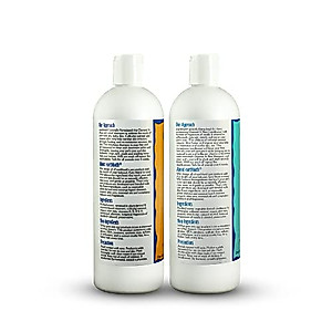 earthbath Oatmeal & Aloe Shampoo & Conditioner Pet Grooming Set - Itchy, Dry Skin Relief, Made in USA - Vanilla Almond, 16 oz (1 Set)