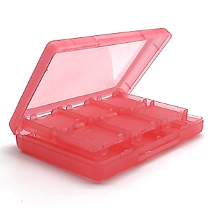 AMZXR 26-in-1 Game Holder Card Case with Fits up to 22 Games 2 SD Cards 2 Micro SD/TF Cards and 2 Stylus Pens for NEW 3DS / NEW 3DS XL / NEW 3DS LL / 3DS XL -white