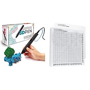 MYNT3D Super 3D Pen and Mat Kit ‚Äì Draw in 3D Using ABS and PLA Filaments