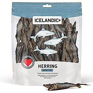 Icelandic+ Plus Herring Whole Fish Dog Treat 9-oz Bag
