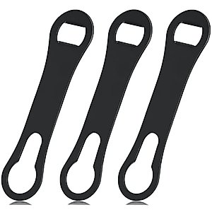 2-in-1 Bottle Opener Thickened Stainless Steel Beer Bottle Opener and Wine Opener Bartender Accessories 3pcs
