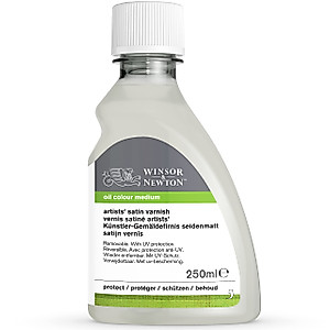 Winsor & Newton Professional Artists' Satin Varnish, 250ml (8.4oz) Bottle
