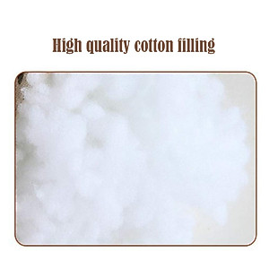 DPLLM Set of 6 Comfy Soft Chair Pads Seat Cushions Cover with Ties, Seat Pads Cushion Pillow Cotton Chair Pad Reversible 100% Polyeste 16" x 16" for Office, Home or Car Sitting