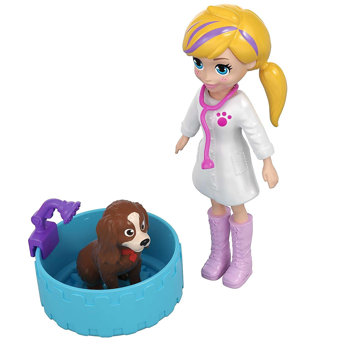 Polly Pocket Cuddle 'n' Care Mobile Vet