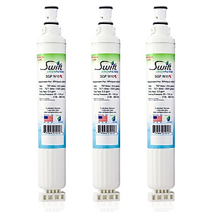 Swift Green Filters SGF-W10 Rx Compatible Refrigerator Water Filter for 4396701, EDR6D1, FILTER 6, 46-9915, CLCH125, EFF-6001A, Made in USA (3 Pack)