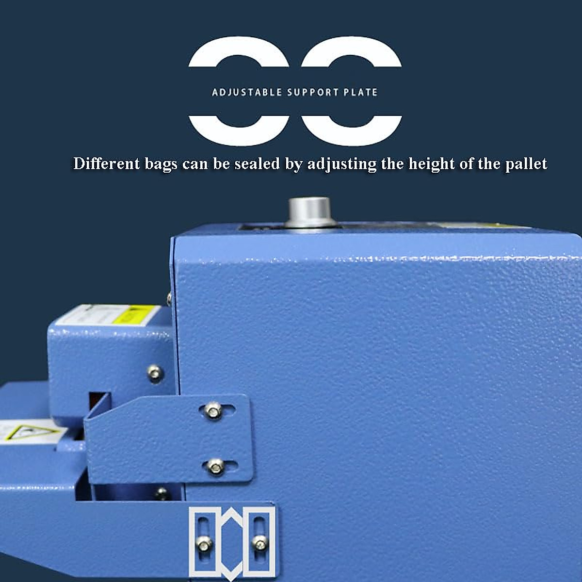 EODSAD Heat Sealer Machine,Automatic Food Plastic Bag Heat Sealing Machine, Continuous Roller Sealer Temperature Control, Commercial Plastic Bag Sealer For Cookies,Small Shops,Home Kitchen