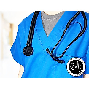 EMI Sprague Rappaport Dual Head Stethoscope - Stealth Black - 112SB
