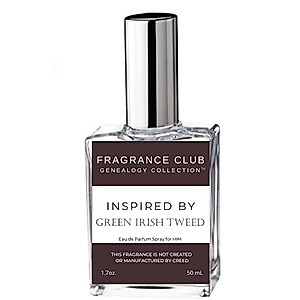 Fragrance Club Genealogy Collection Inspired by Green Irish Tweed for Men, EDP 1.7 oz., Mens fragrance, It is a classic fragrance that never goes out of style