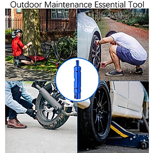 VANICE Valve Core Remover Tool Presta Schrader Tire Valve Repair Tool for Bicycle, Cars, SUV, Bike, Motorcycles Tyre/Blue
