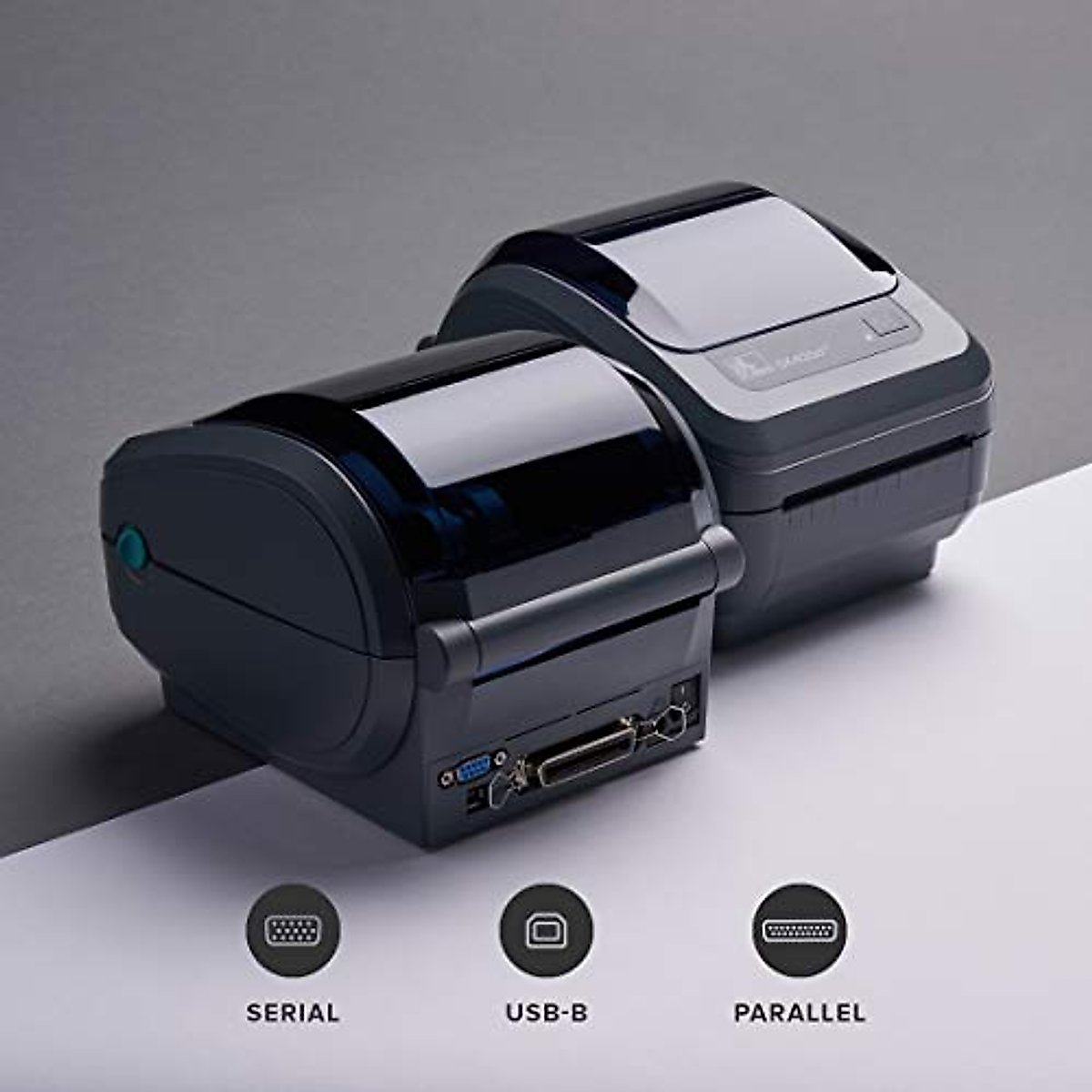 ZEBRA GK420d Direct Thermal Desktop Printer Print Width of 4 in USB Serial and Parallel Port Connectivity GK42-202510-000