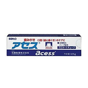 Acess Toothpaste for Oral Care, Herbal Toothpaste For Healthy Teeth and Gums, Pack of 1, 4.2 Ounce, Made in Japan