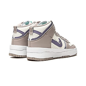 Nike Women's Dunk High Rebel Sneaker, Sail/Iron Purple-college Grey, 9