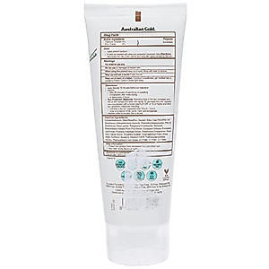 Australian Gold Botanical Sunscreen Tinted Face Mineral Lotion SPF 50, 3 Ounce | Broad Spectrum | Water Resistant