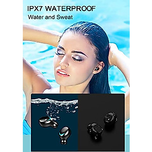 New Wireless Earbuds Bluetooth 5.0 Headset, IPX7 Waterproof, LED Battery Display auriculares,140 Hours Play time with Charging Box, 3D Stereo Audio Full Touch Screen Headset with Microphone