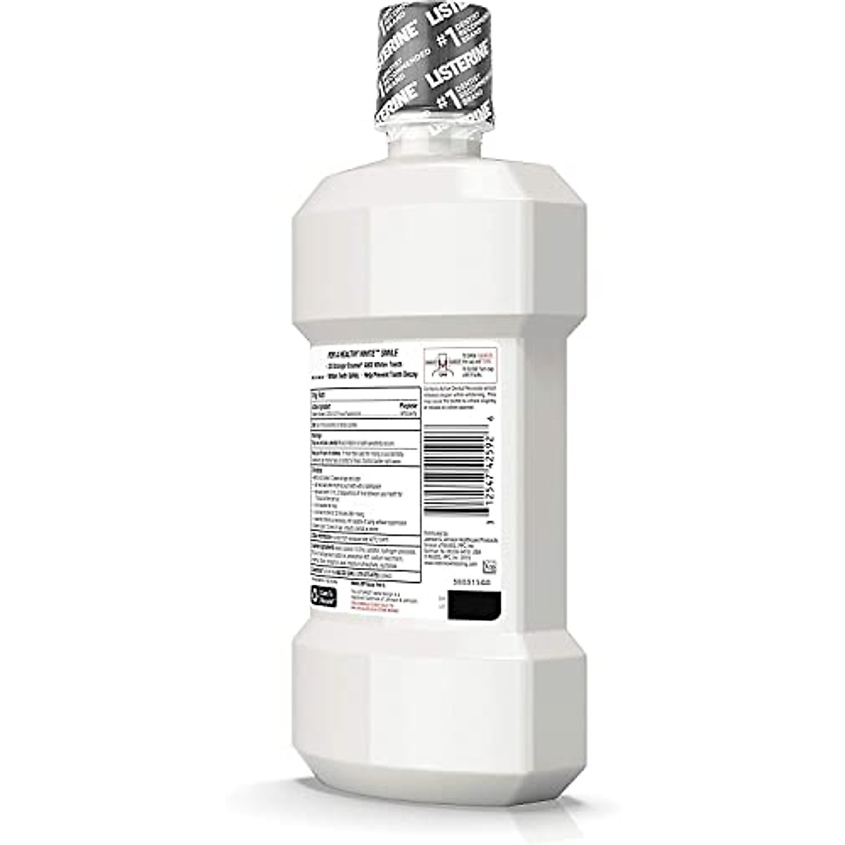 Listerine Whitening Plus Restoring Fluoride Rinse Clean Mint 946 mL (Pack of 2)