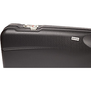 Negrini Cases 1657LR/5163 Luxury Shotgun Case for High Rib/1 Gun/1 Barrel up to 36-Inch/ABS/Barrel Vertical with Forend Off, Blue/Blue