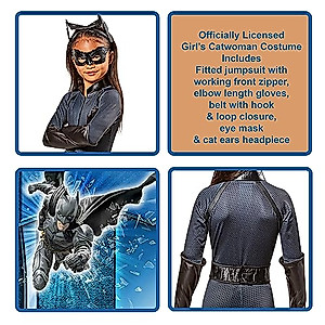 Rubie's Child's Dark Knight Rises Deluxe Catwoman Costume, Medium