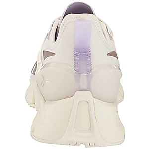 Reebok Women's Zig Kinetica 3.0 Sneaker, Chalk/Taupe/Purple Oasis, 6.5