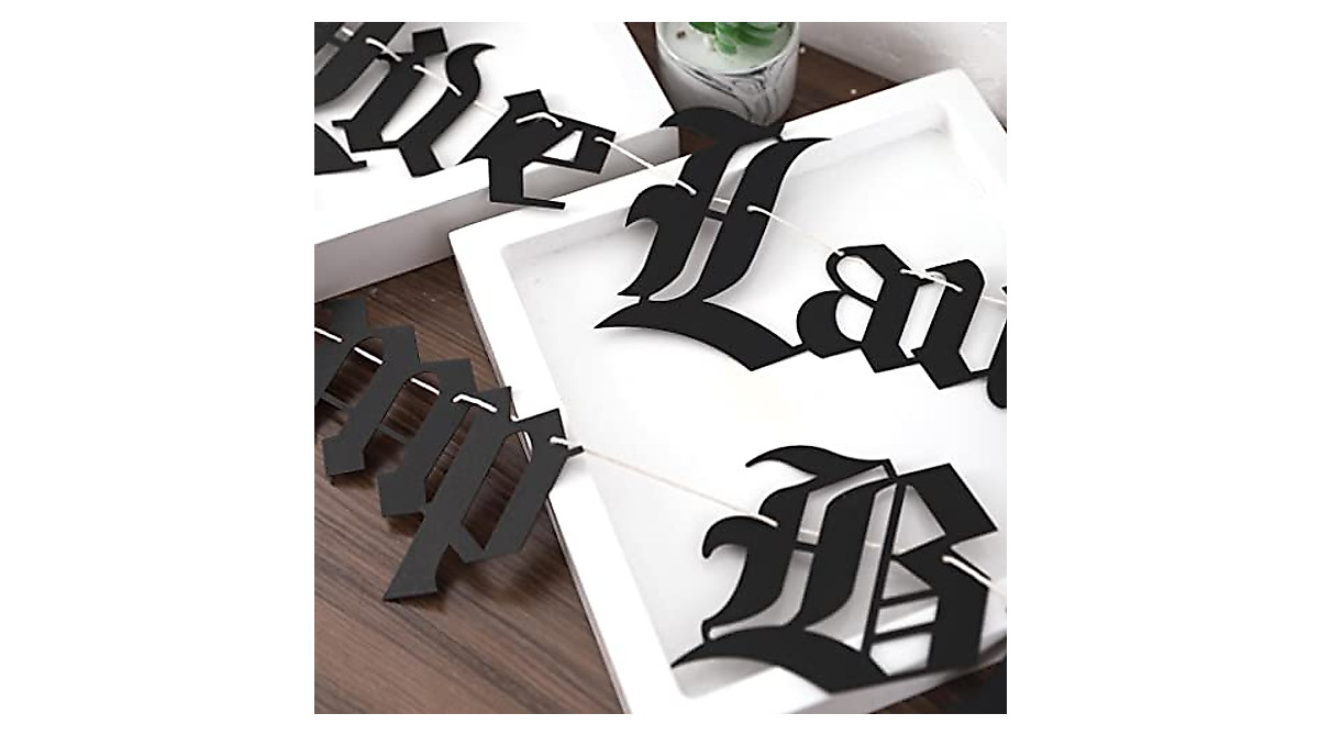 Mamuxi Live Laugh Limp Bizkit Goth Banner - Funny Emo Decor