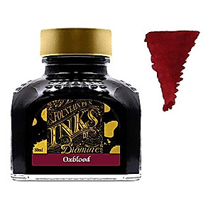 Diamine - 80ml Fountain Pen Primary Colour Ink Set - Oxblood & Majestic Blue & Sherwood Green