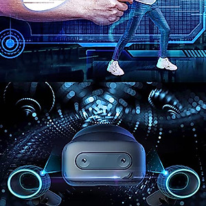 ZNBJJWCP 3D VR Glasses VR All in One Virtual Reality 3D Glasses Adjustment Immersive for Compatible