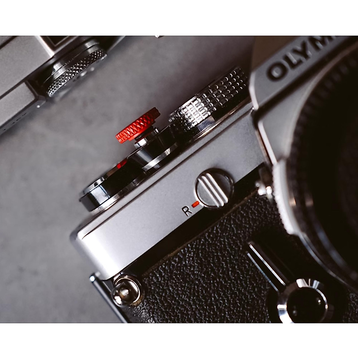 Camera Shutter Button Upscale and Delicate Soft Shutter Release Button (6 Pack/Red)